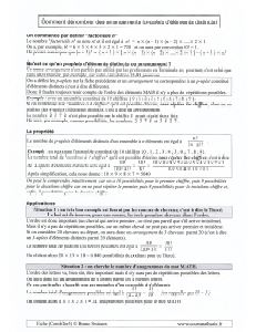 denombrement – comment savoir denombrer arrangement – p-uplets elements ...